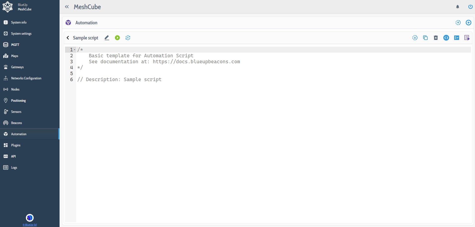 Automation Blueup Docs